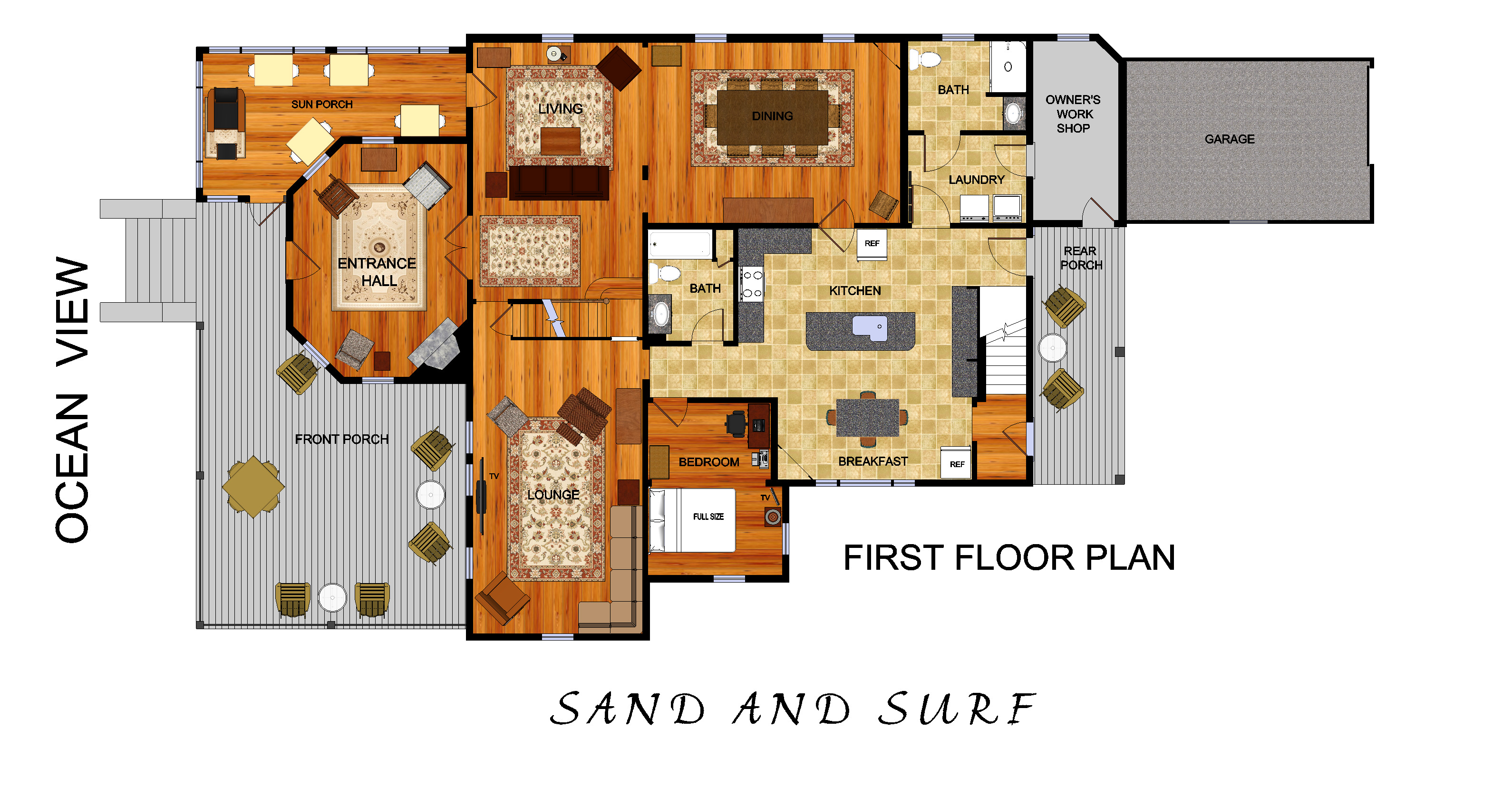 Sand and Surf | Floorplans |One Long Beach Properties